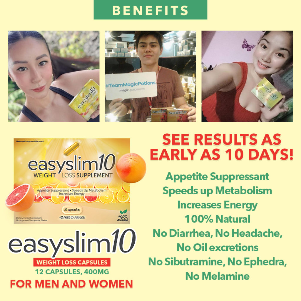 EasySLIM 10 Weight Loss Capsules - 3 boxes - Magic Potions