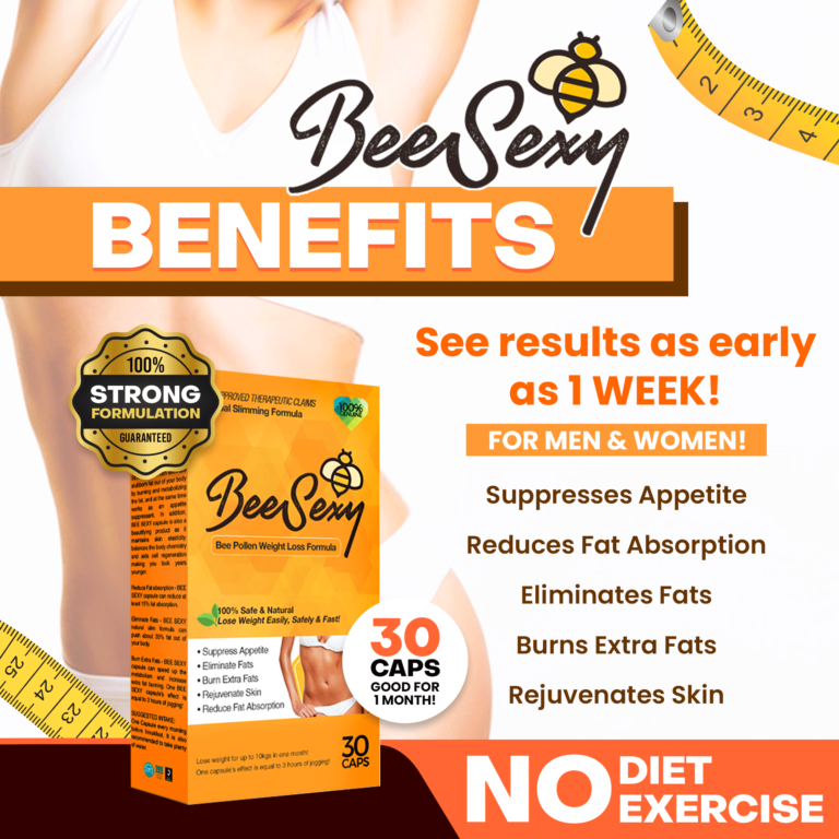 3 Boxes Bee Sexy Slimming Capsules With Free Beauoxi White Complexion Control Whitening Cc Cream