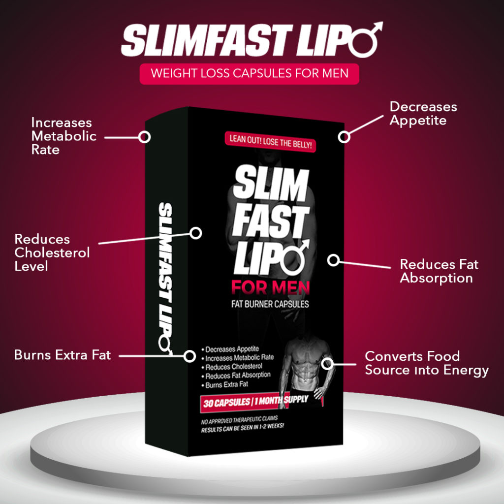 SlimFast Lipo Weight Loss Capsules for Men - Magic Potions
